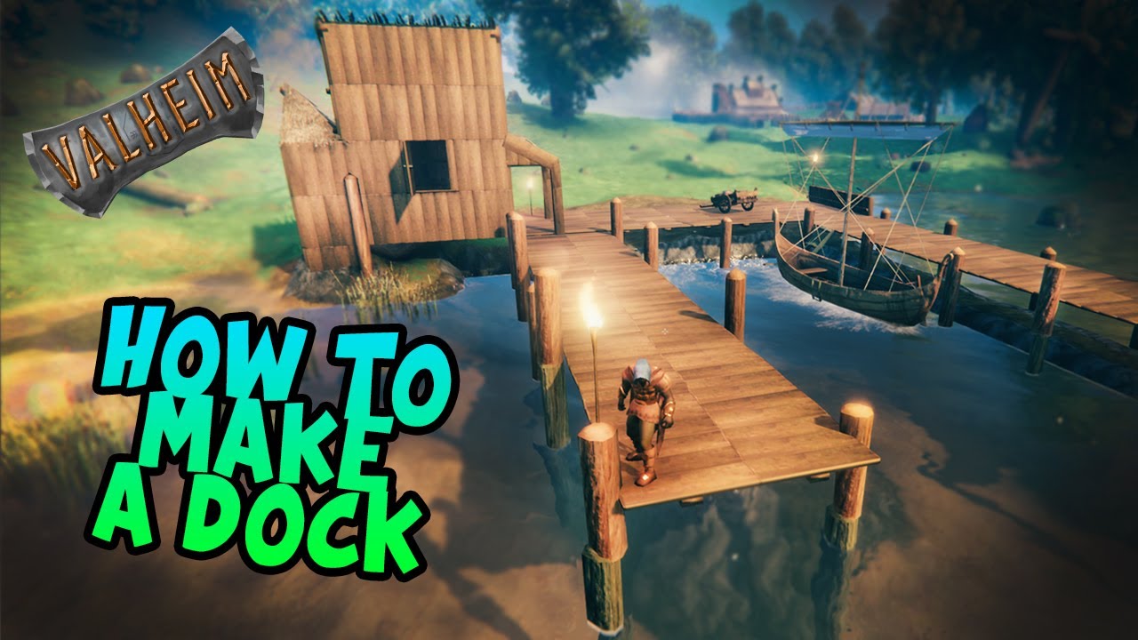 Valheim How To Build A Dock EASY Game Videos