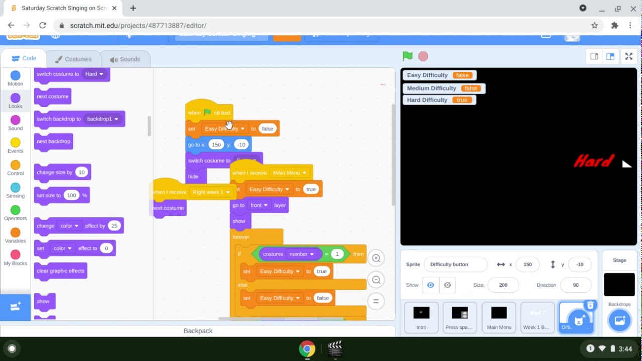 How to make a Friday Night Funkin Fangame in Scratch// week 1 ...