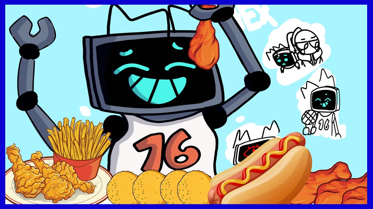 FRIDAY NIGHT FUNKIN HEX MOD VS CHICKEN MUKBANG ANIMATION - FNF ...